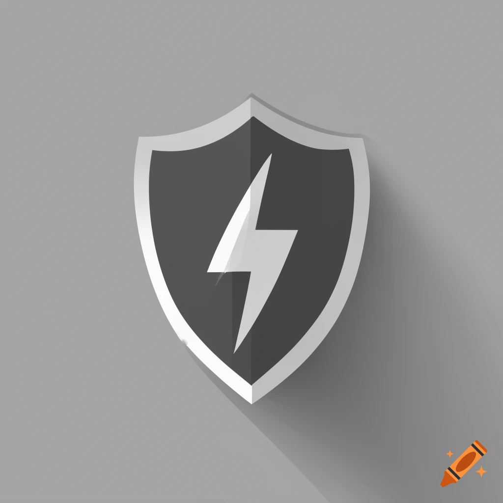 White outline of an energy shield