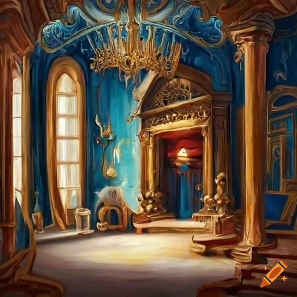 Image of a luxurious secret room on Craiyon