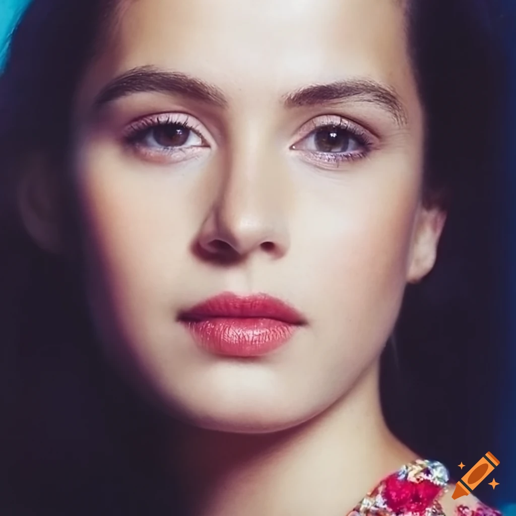 Captivating Portrait Of A Young Female Model By Pierre Et Gilles On Craiyon