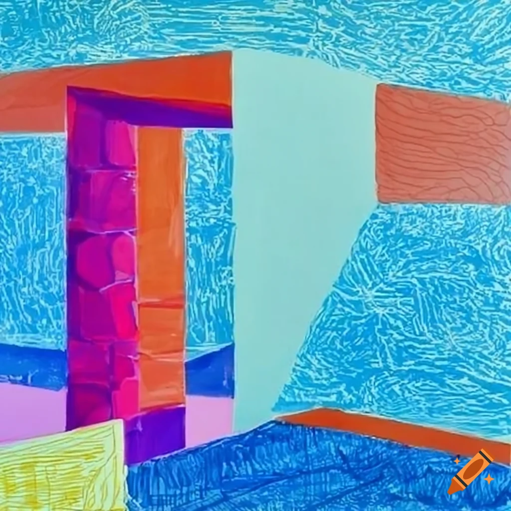 Unique spatial structure inspired by david hockney on Craiyon Unique spatial structure inspired by david hockney on Craiyon