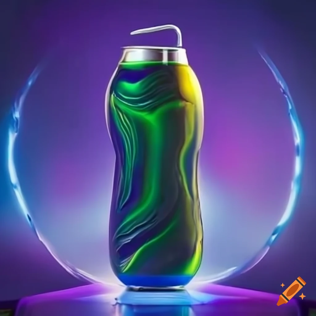 ENERGY SURGE energy drink can on Craiyon