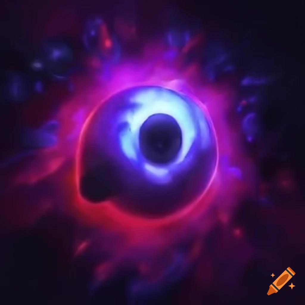 Illustration of kirby battling dark matter