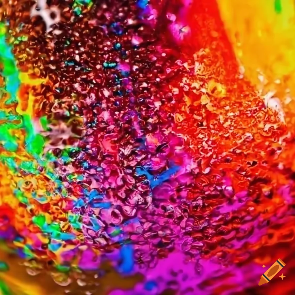 Wall colorful on Craiyon