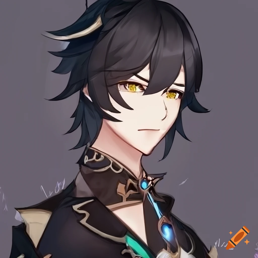 Marth zhongli link characters on Craiyon