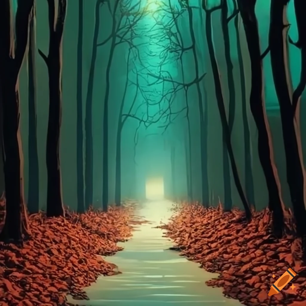 A path in nature on Craiyon