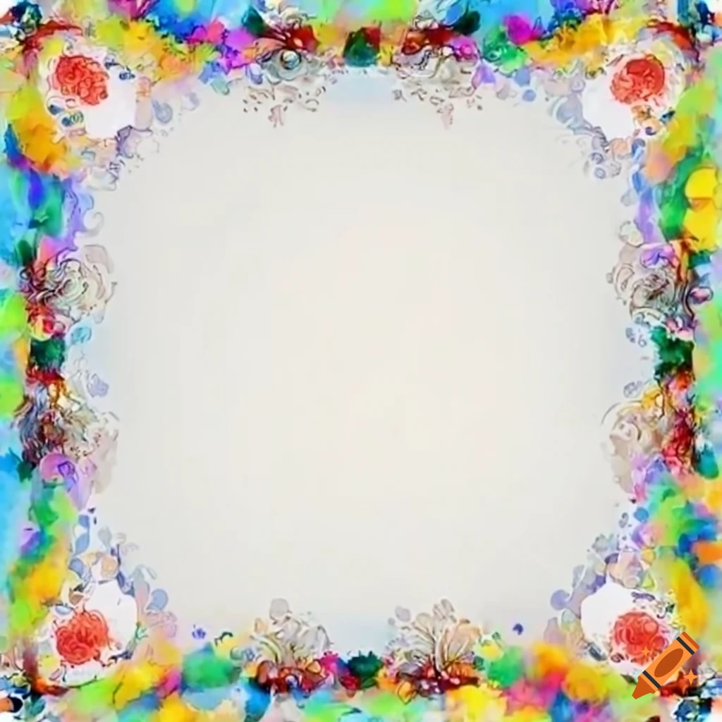 Elegant and intricate border design for a game card