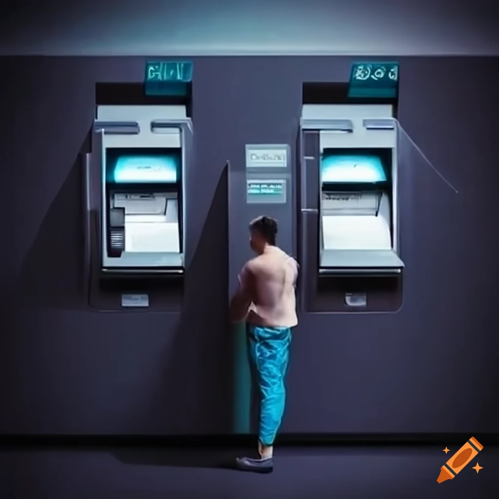 A heap of cash in a secure bank vault on Craiyon