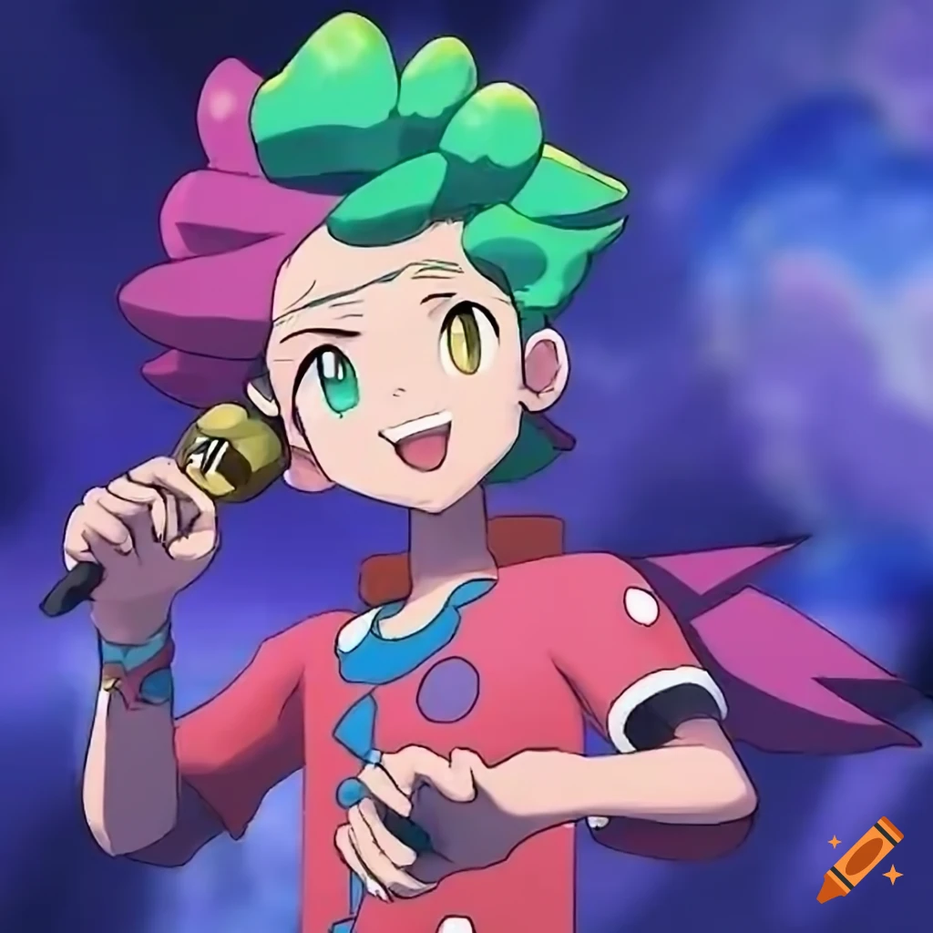 Waifu oc in spring attire inspired by pokemon series on Craiyon