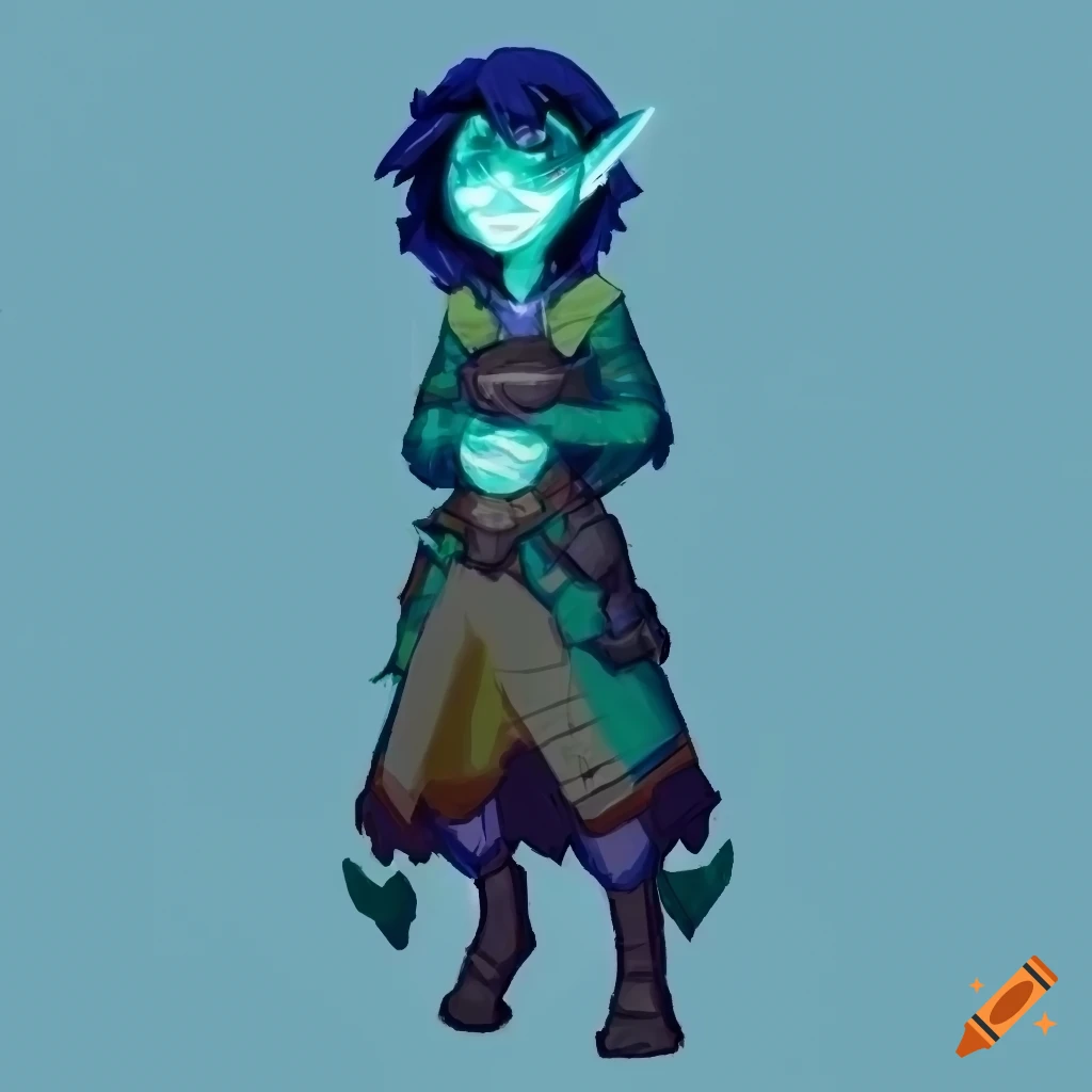 Fullbody character reference sheet turnaround on Craiyon