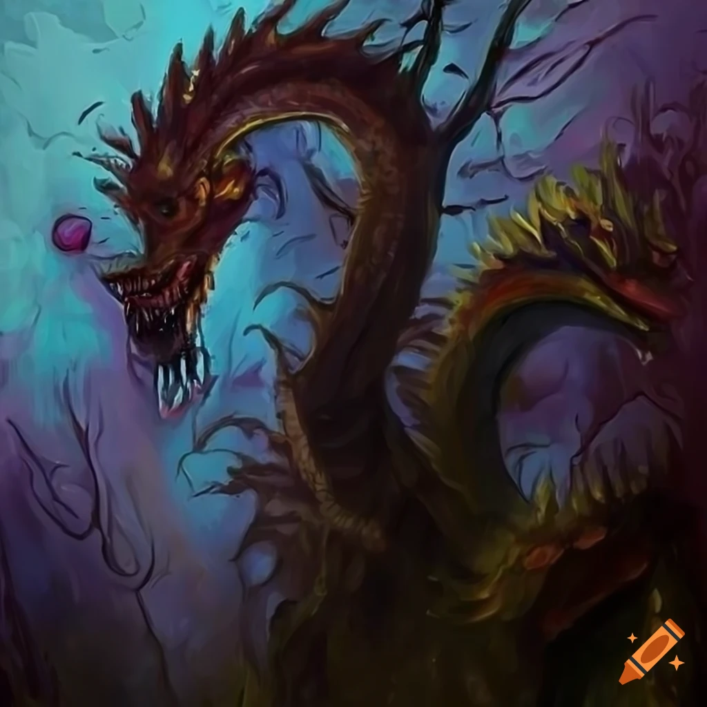 Eldritch devil fruit from one piece on Craiyon