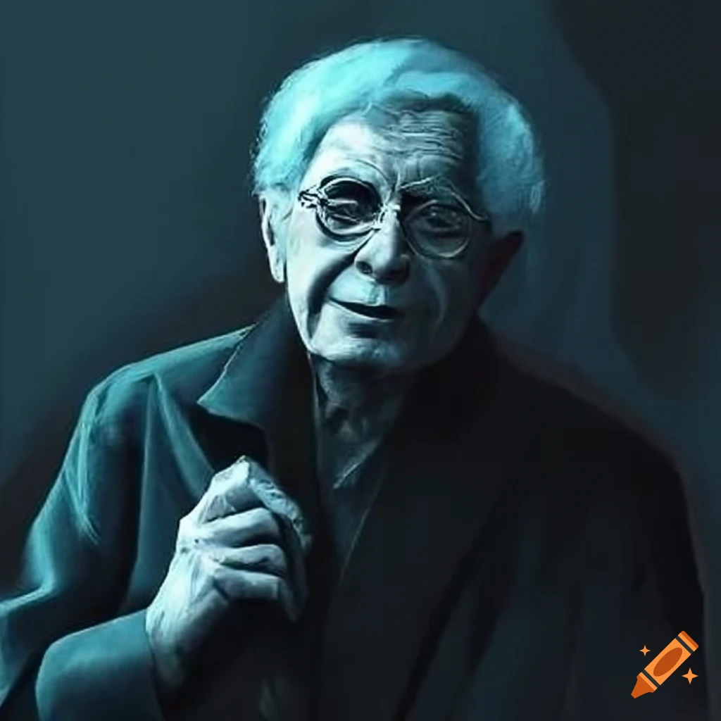 Portrait of mahmoud darwish