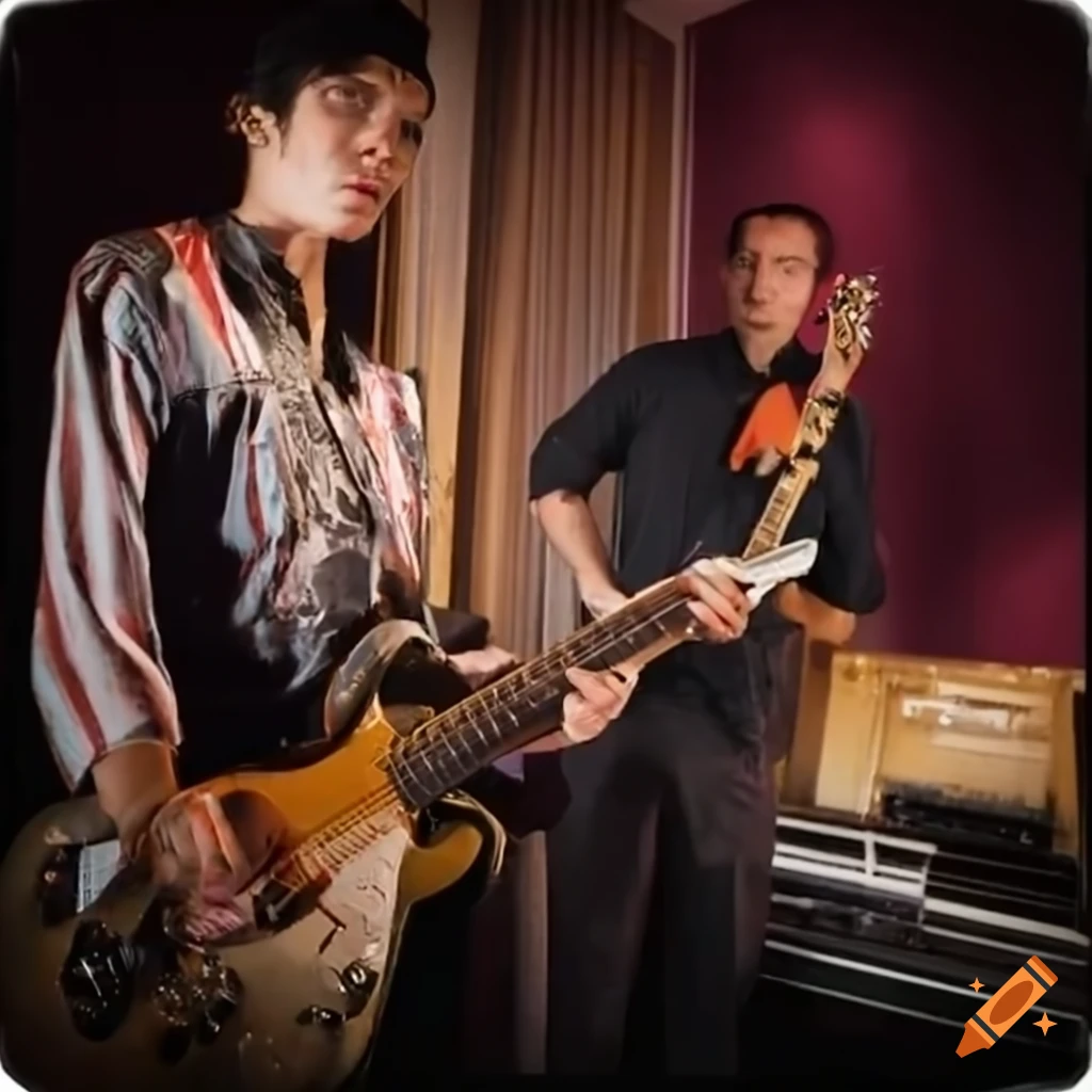 Image of a guitarist in a music band