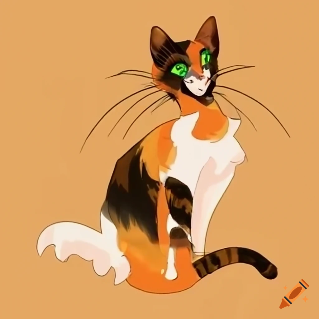 Calico Cat Fan Art New OC From An Unforgettable Roleplay In A Game