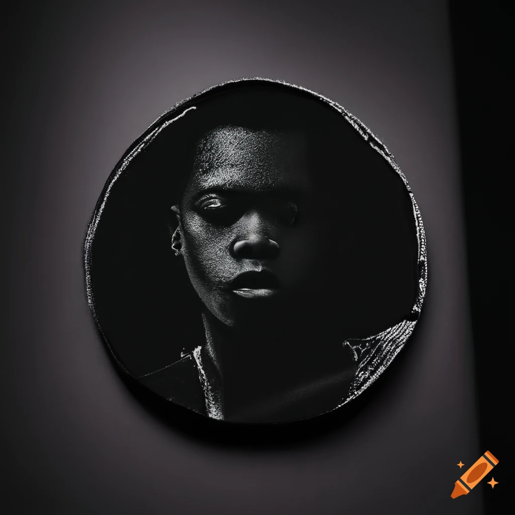 Noir graphic design patch on Craiyon