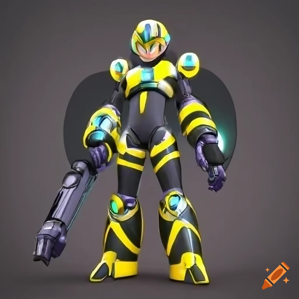 Mega man b-daman on Craiyon