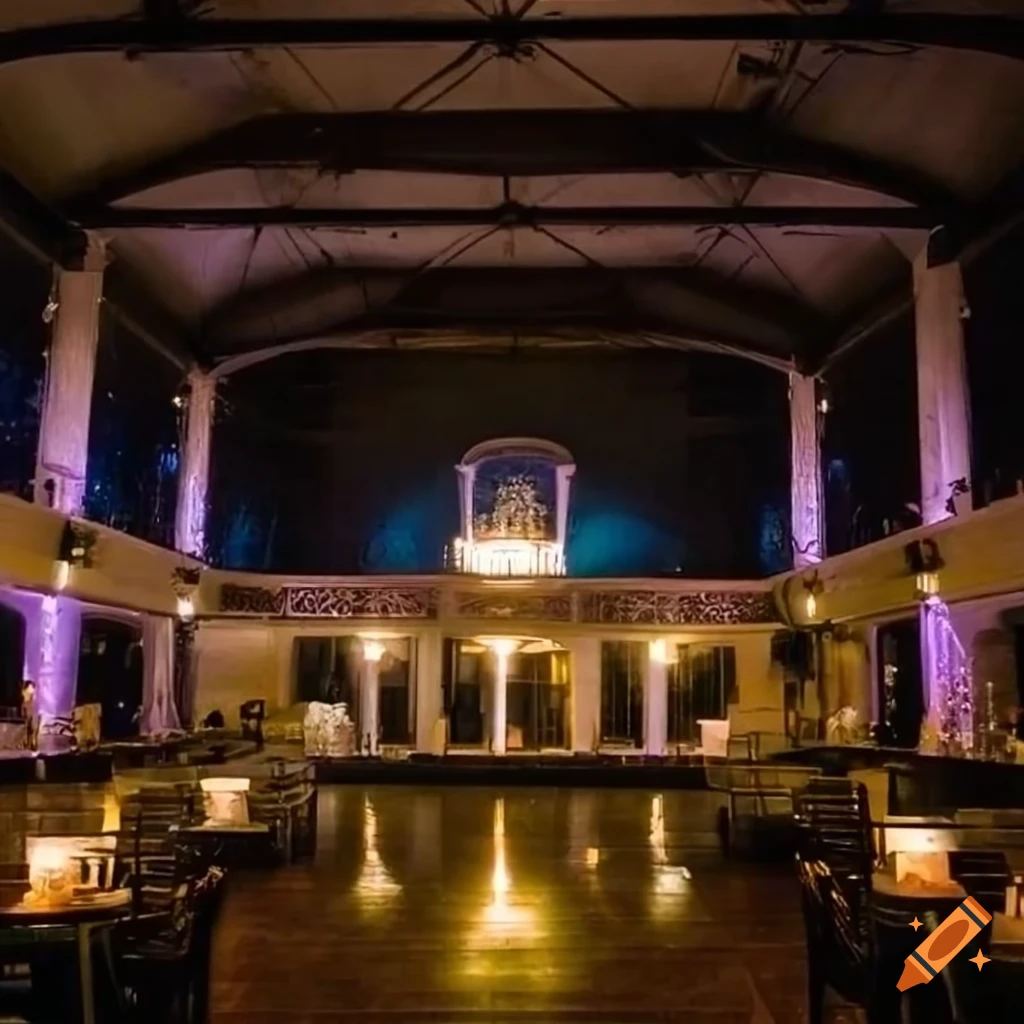 Blue naval graduation room on Craiyon