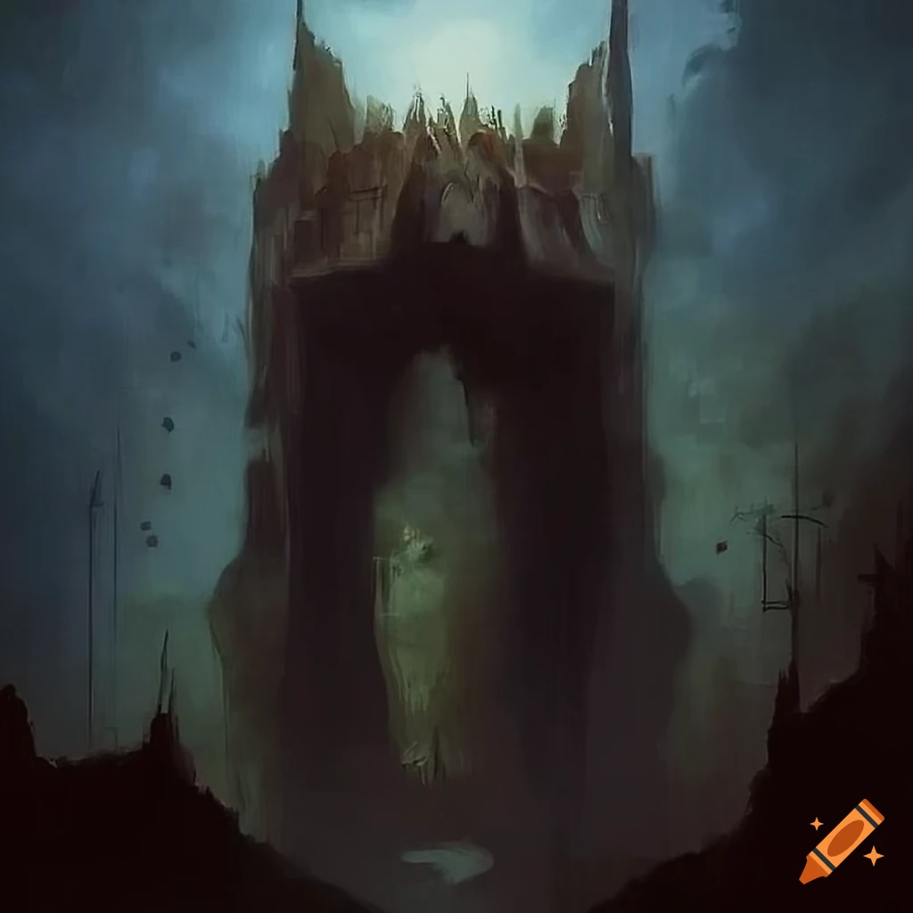 Seemingly endless world on Craiyon