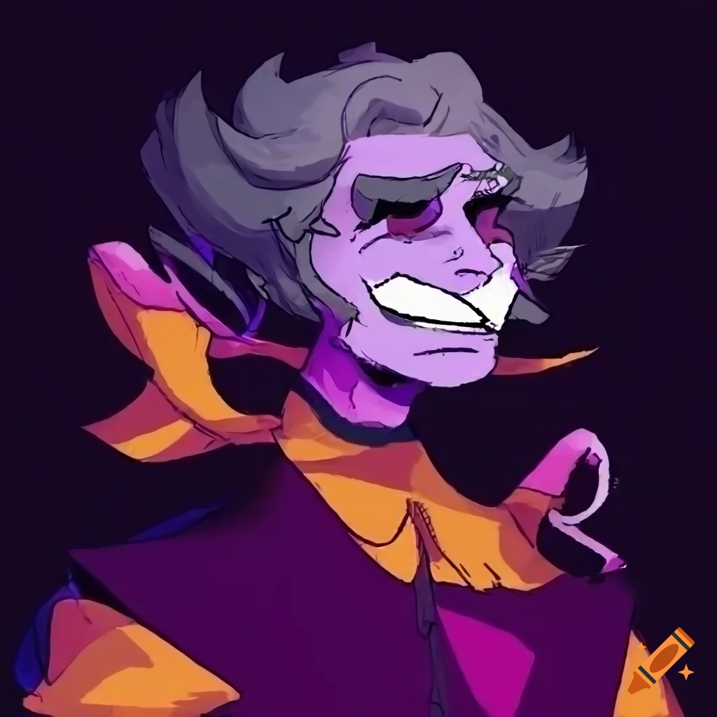 Spamton neo character from deltarune in unique art style on Craiyon