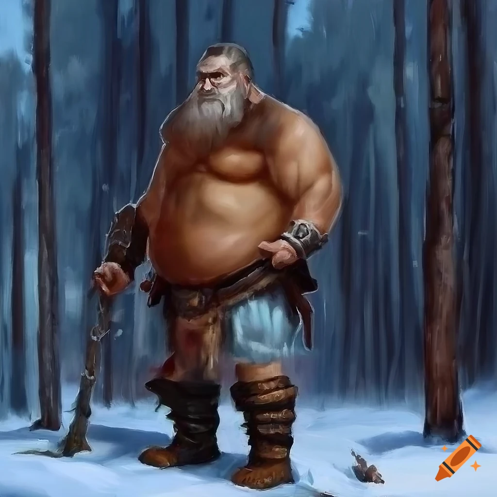 Barbarian images created on Craiyon