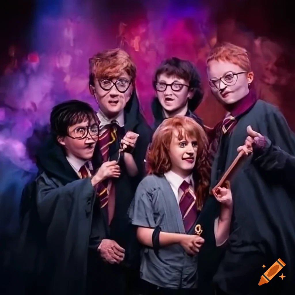 Harry potter in a disco party