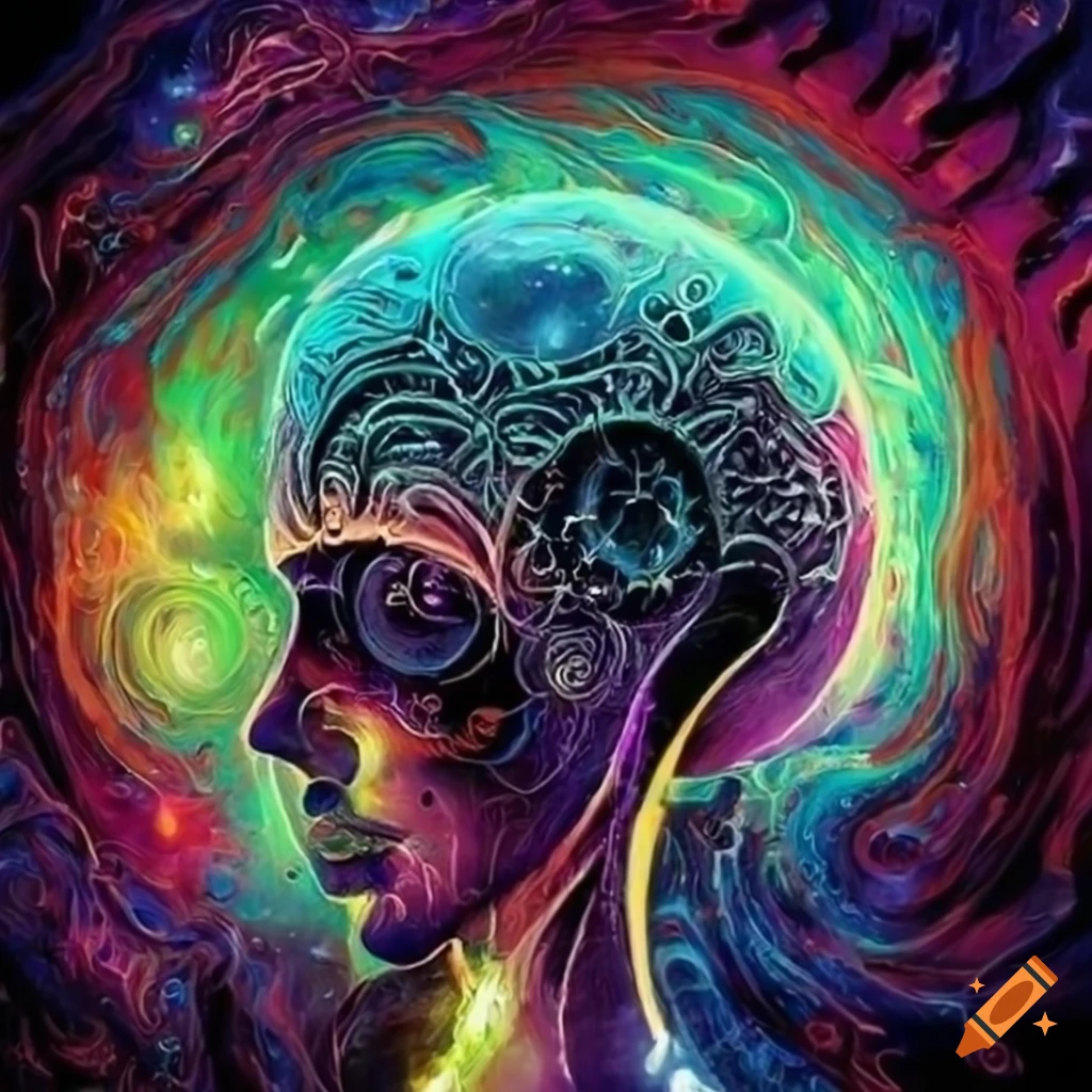 Arte impresionista con elementos psicodélicos on Craiyon