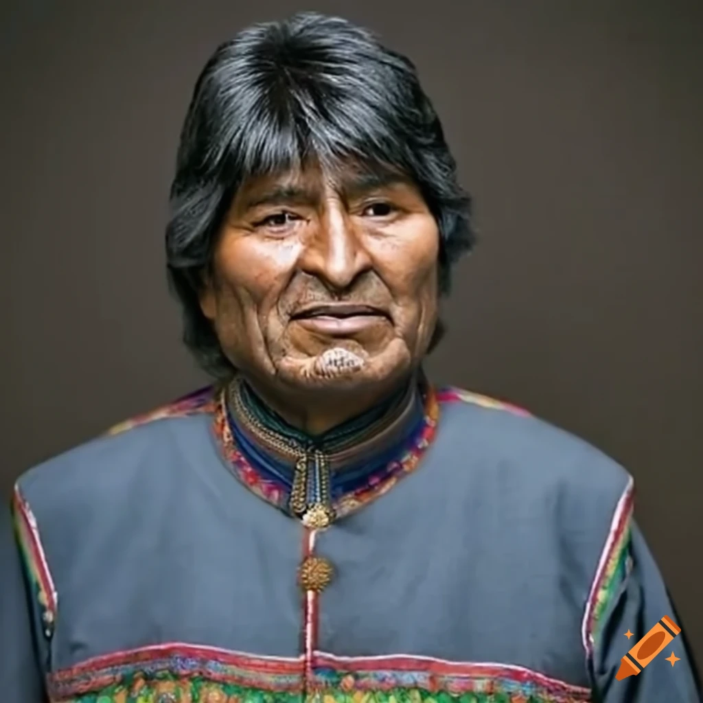 Portrait of evo morales