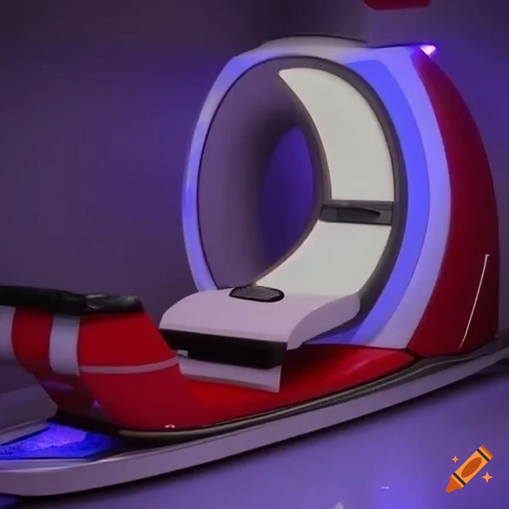 Medical equipment on santa claus' sled