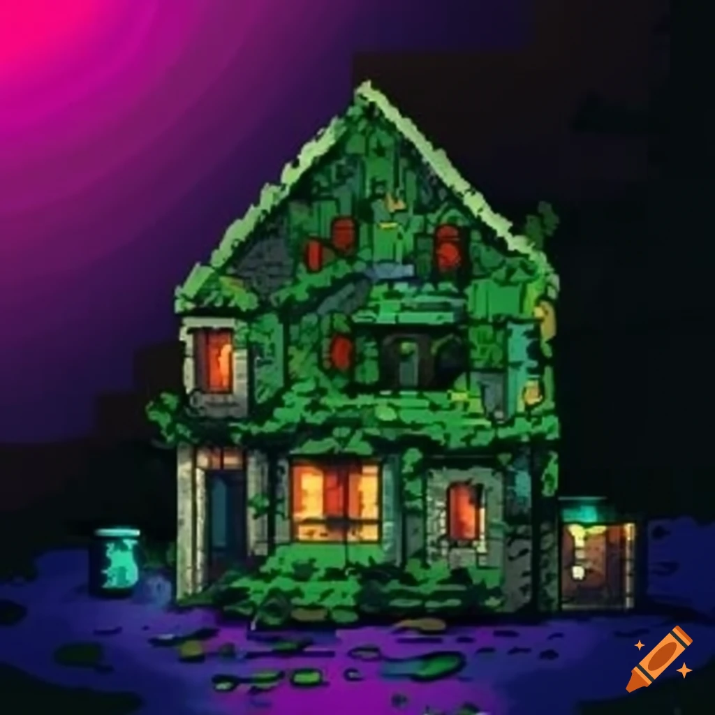 2d pixel art home base big on Craiyon