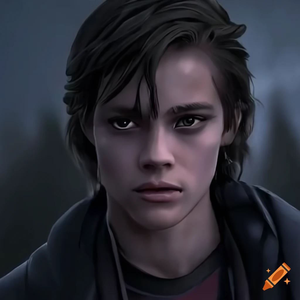 Portrait of silas twilight on Craiyon