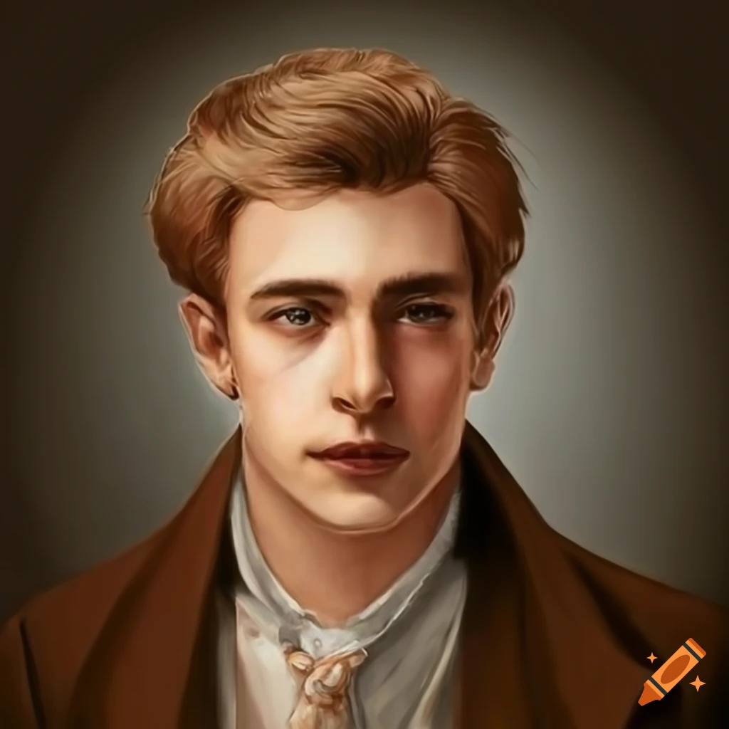 Dorian gray portrait character on Craiyon