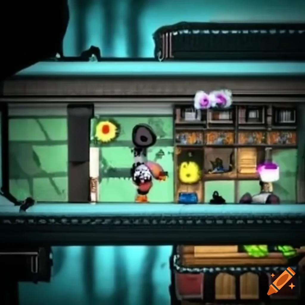 Gameplay screenshot of littlebigplanet on Craiyon