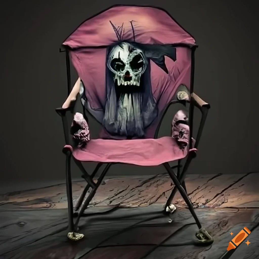 Haunted camping chair