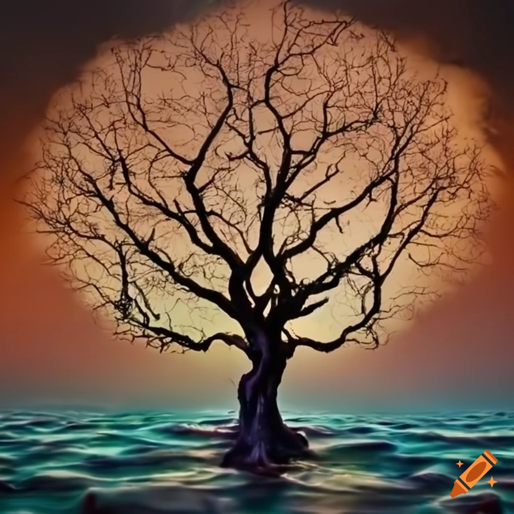 Medieval style tree of life with intricate details on Craiyon