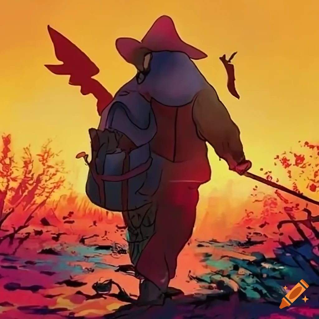 David Attenborough hunting Pokémon in noir graphic novel style on Craiyon