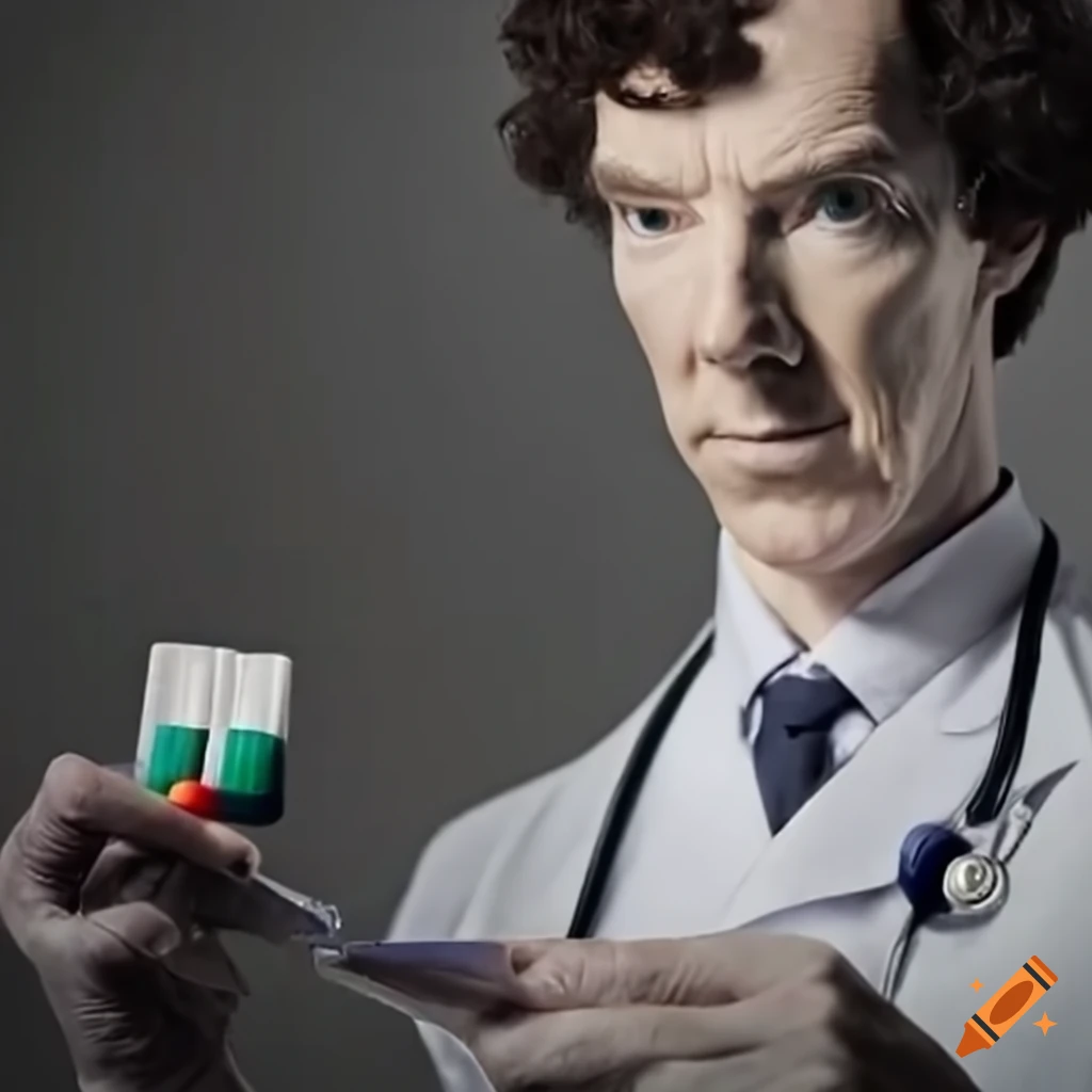 Sherlock doctor with antibiotics