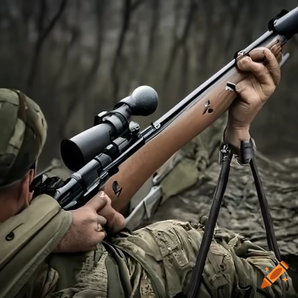 Image of a legendary sniper on Craiyon