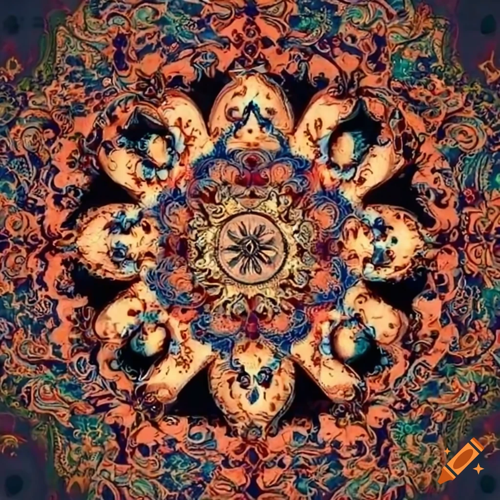 Colorful mandala artwork