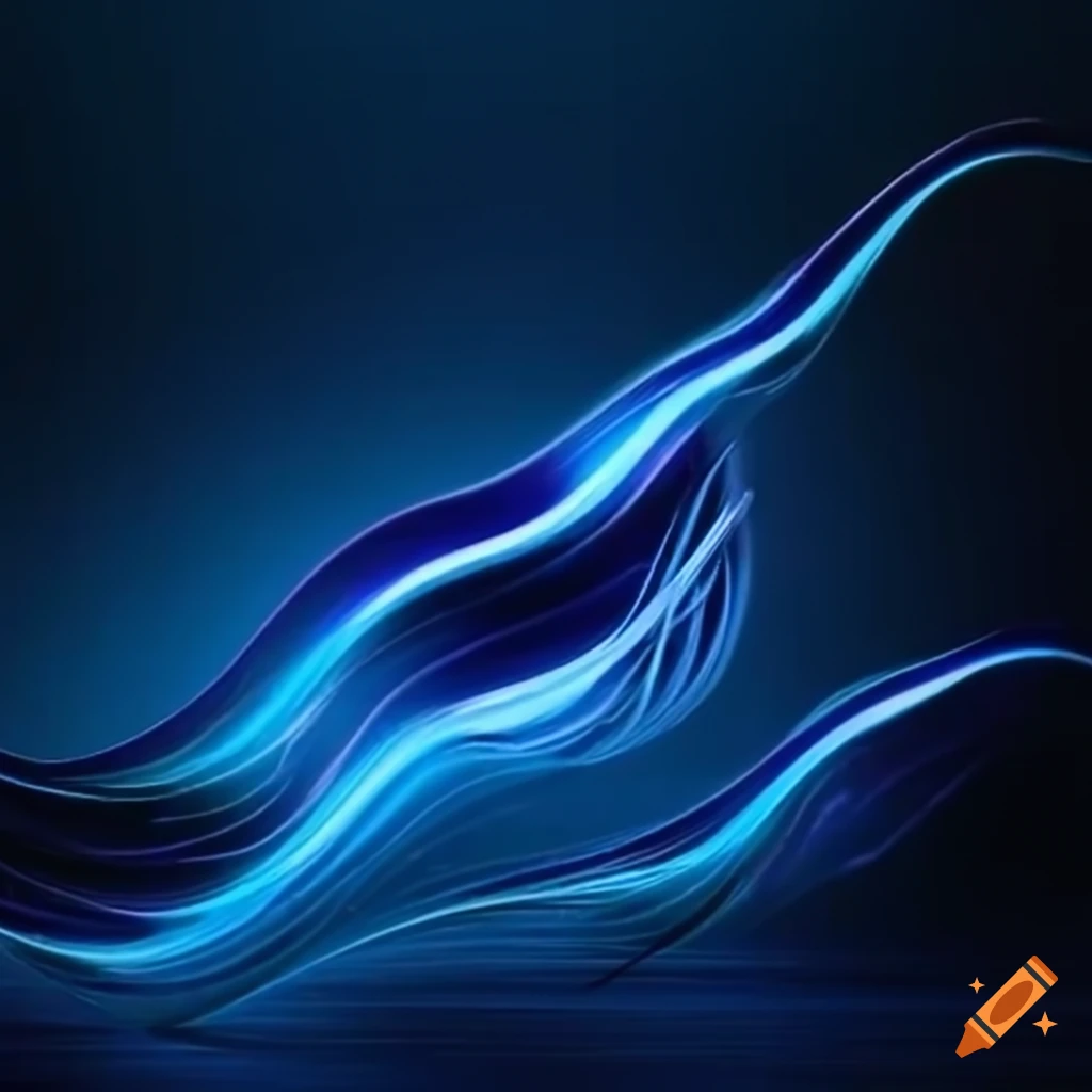 Abstract digital artwork of spark wave on Craiyon