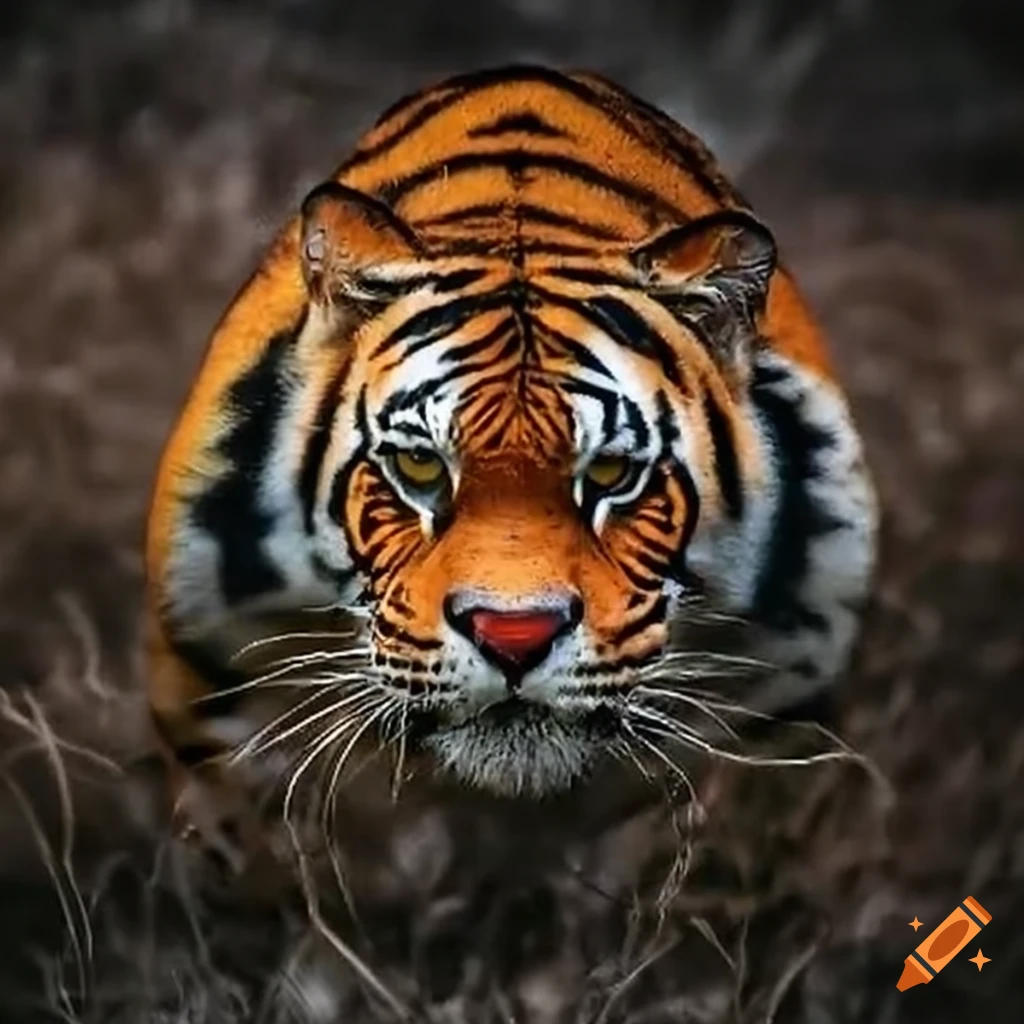 Tigers playing football and winning against red hawks