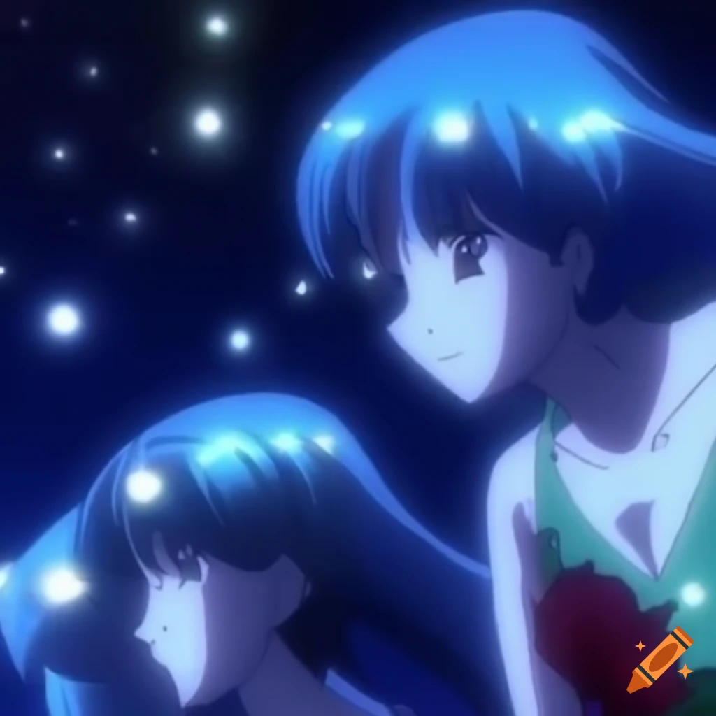 Shiny 3d anime stars on Craiyon