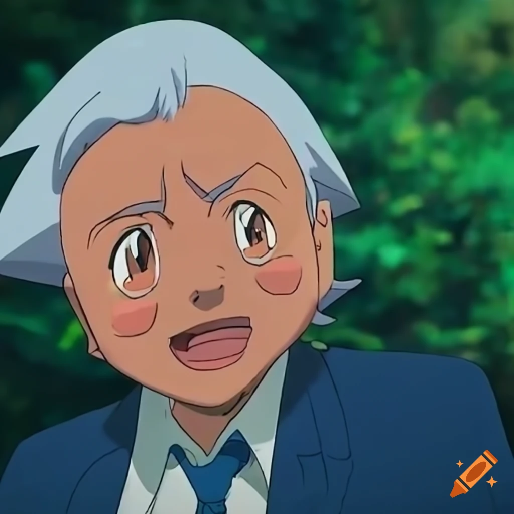 David attenborough as ash ketchum in gameplay style on Craiyon