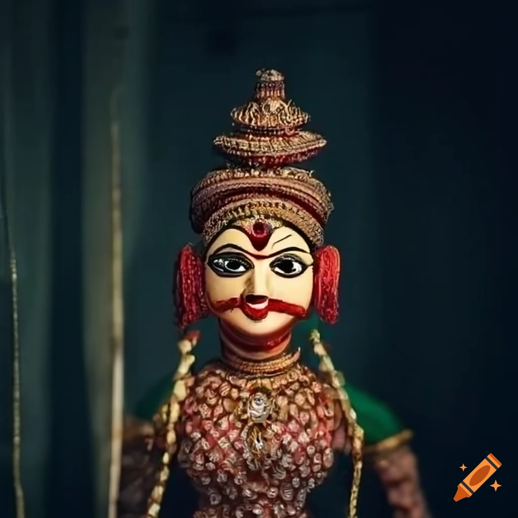 Vietnamese water puppet show in hanoi's old quarter on Craiyon