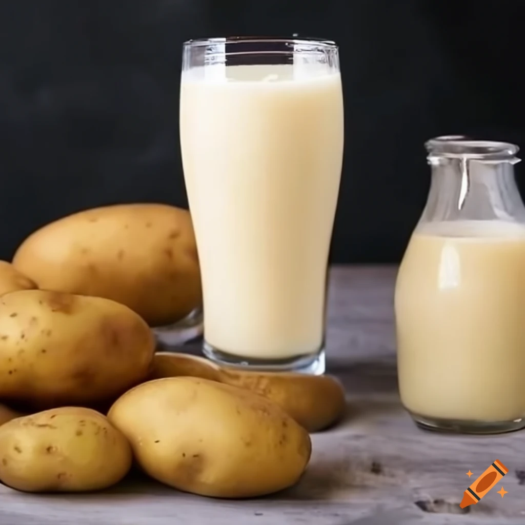 Delicious potato milk drink