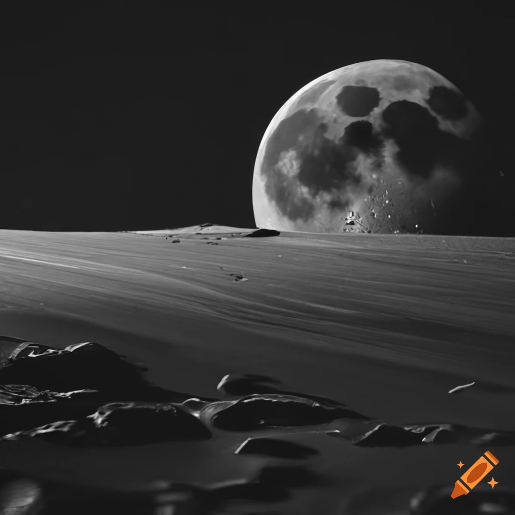 Rally cars racing on the moon on Craiyon