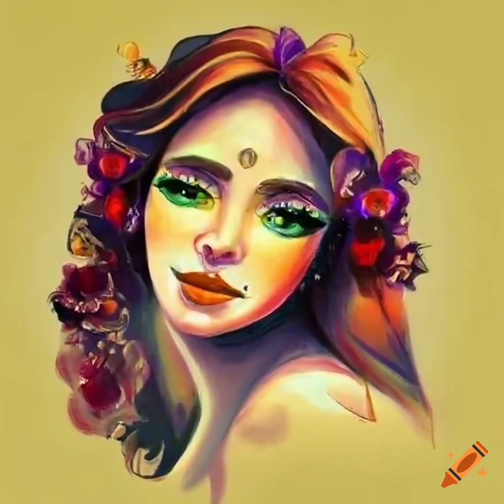 Portrait of leah verrellia on Craiyon