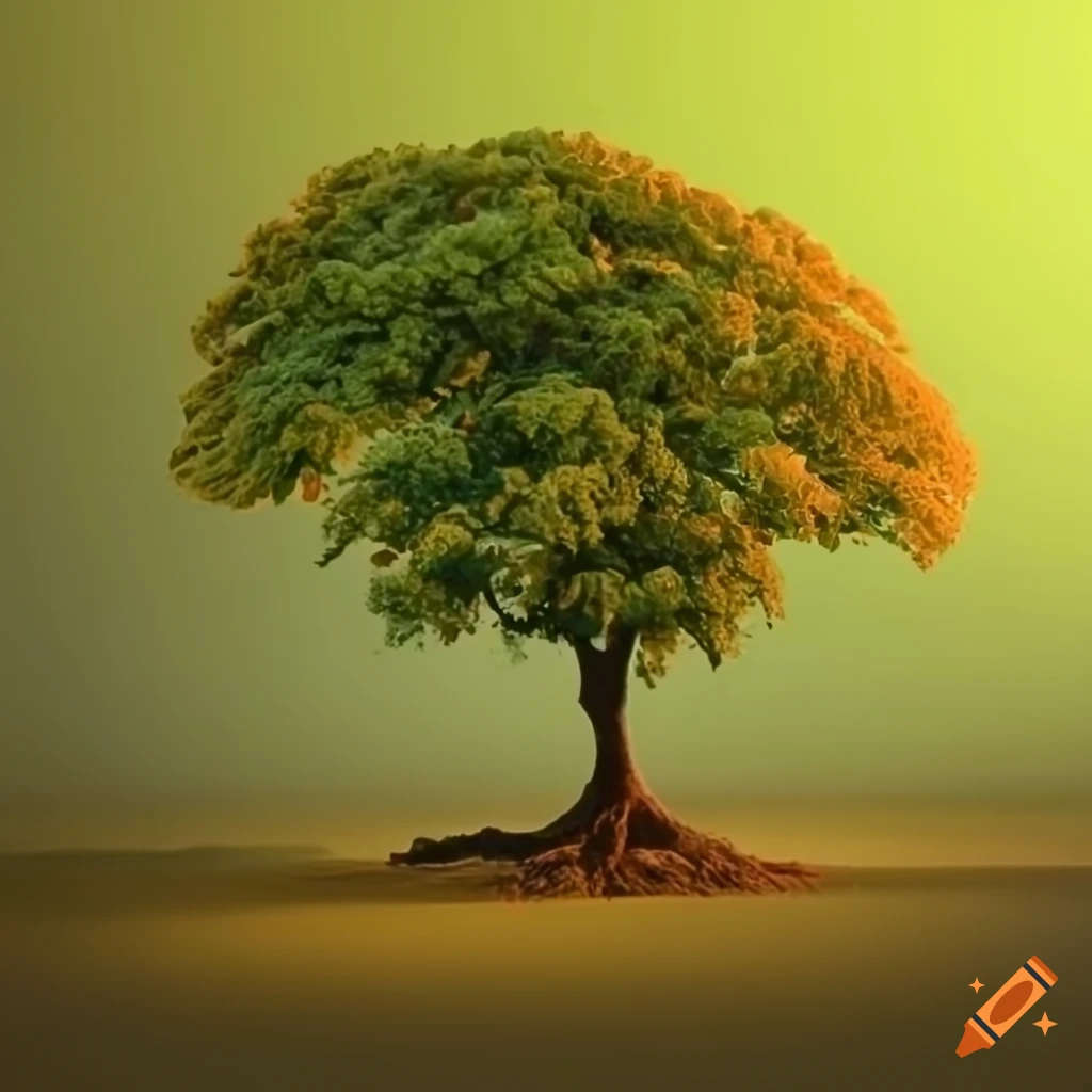 Image of a walnut tree on Craiyon