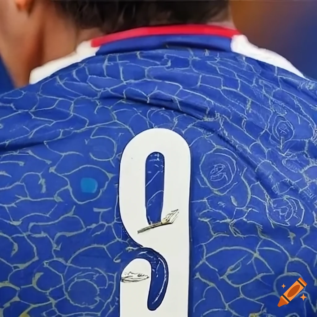 Chelsea football shirt with number 2