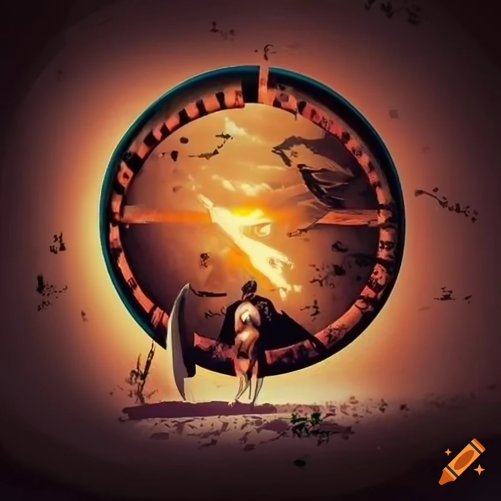 Logo for 'history of the isles' company on Craiyon