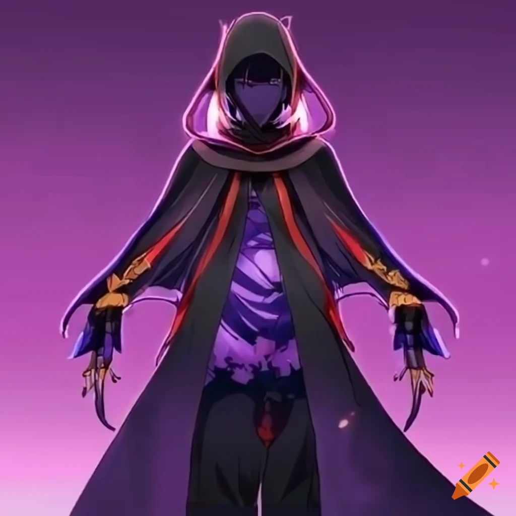 Anime character with time god theme on Craiyon