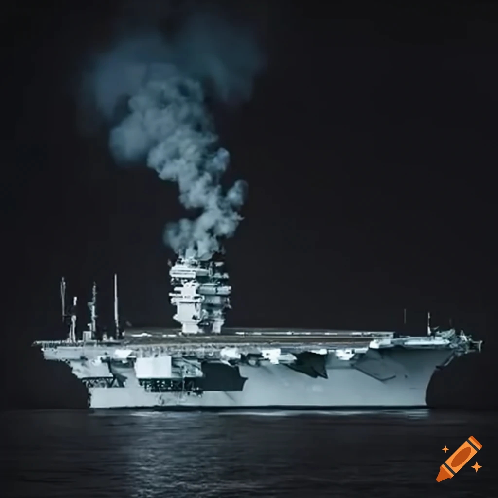 Heavy industrial aircraft carrier on Craiyon